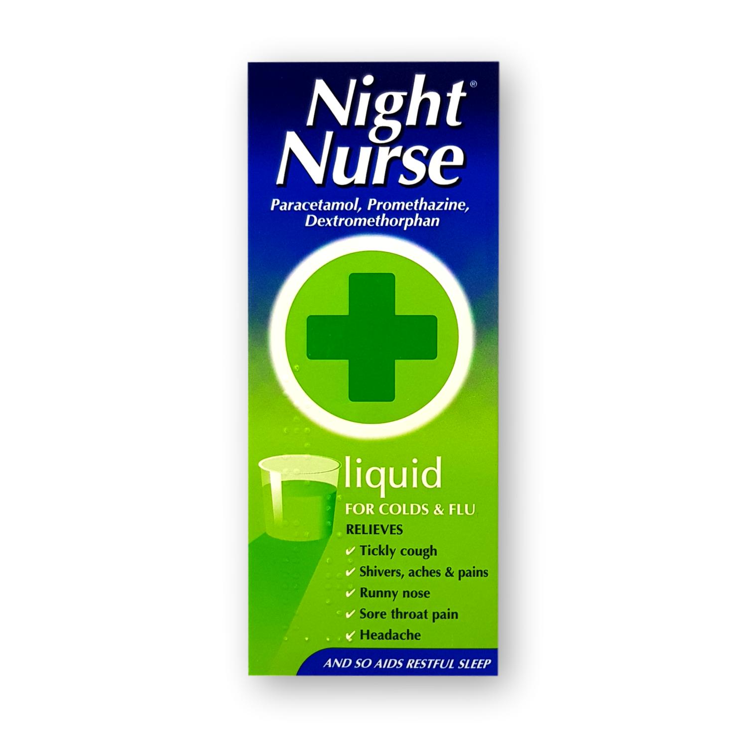 Night Nurse Colds & Flu Liquid 160ml – Welfare Pharmacy UK