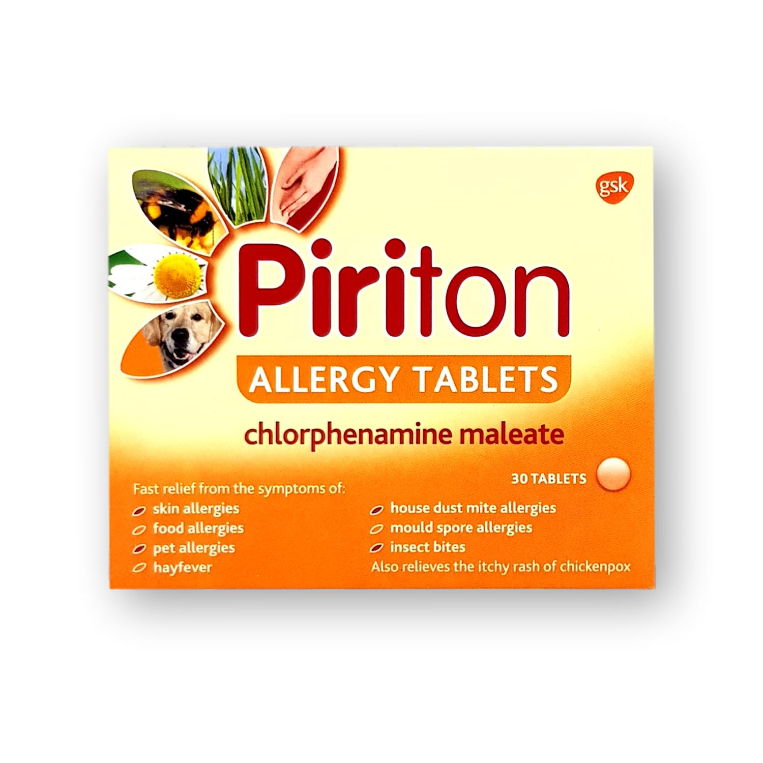 Piriton Allergy Tablets 30’s – Welfare Pharmacy UK