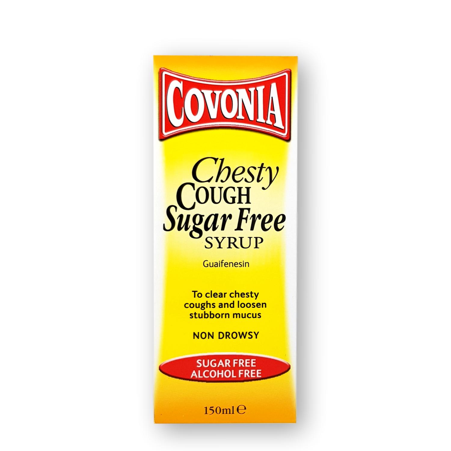 Covonia Chesty Cough Sugar Free Syrup 150ml – Welfare Pharmacy UK