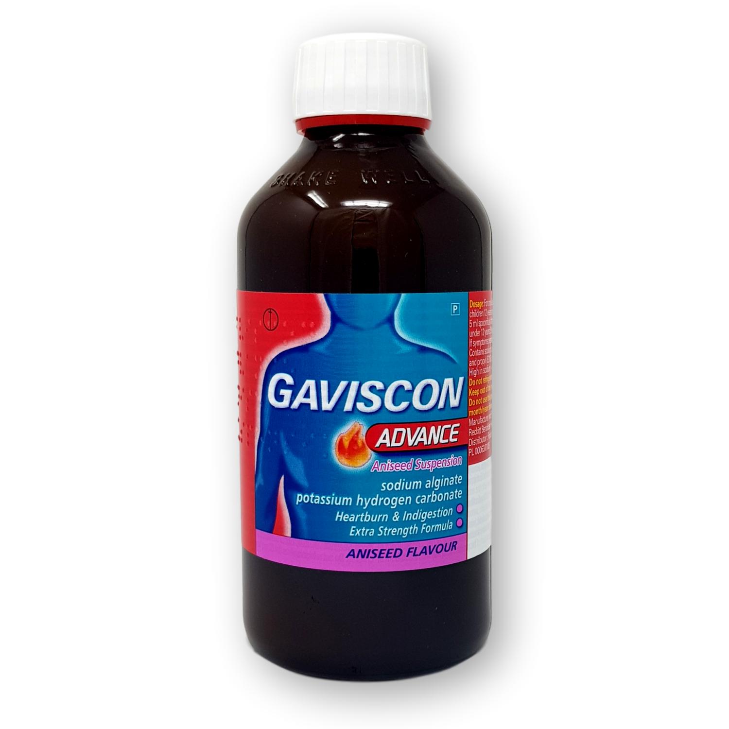 Gaviscon Advance Aniseed Flavour Oral Suspension 500ml – Welfare ...