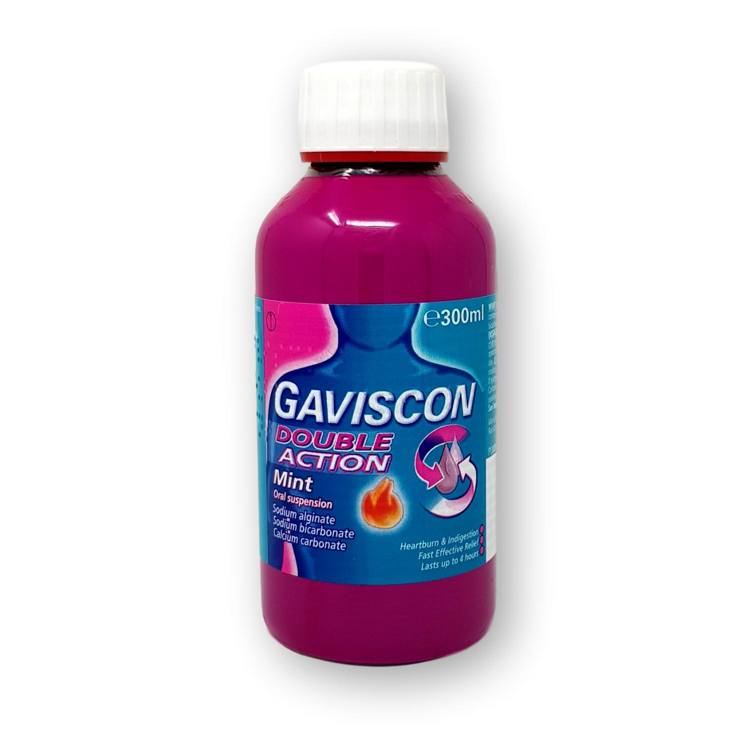 Gaviscon Double Action Mint Oral Suspension 300ml – Welfare Pharmacy UK