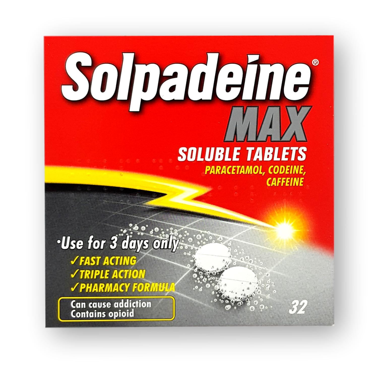 Solpadeine Max Soluble Tablets 32’s – Welfare Pharmacy UK