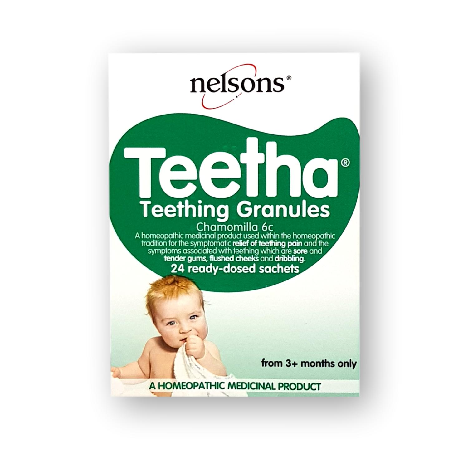 Nelsons Teetha Teething Granules Sachets 24’s – Welfare Pharmacy UK