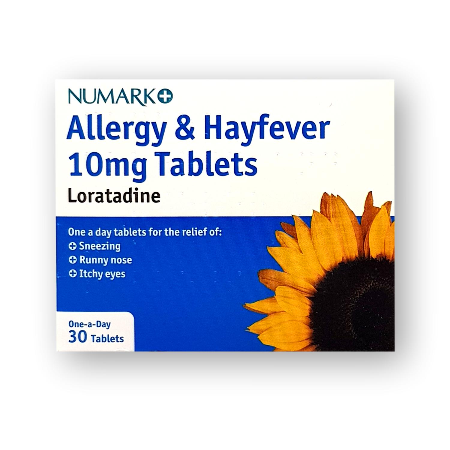 Numark Allergy & Hayfever 10mg Tablets 30’s – Welfare Pharmacy UK