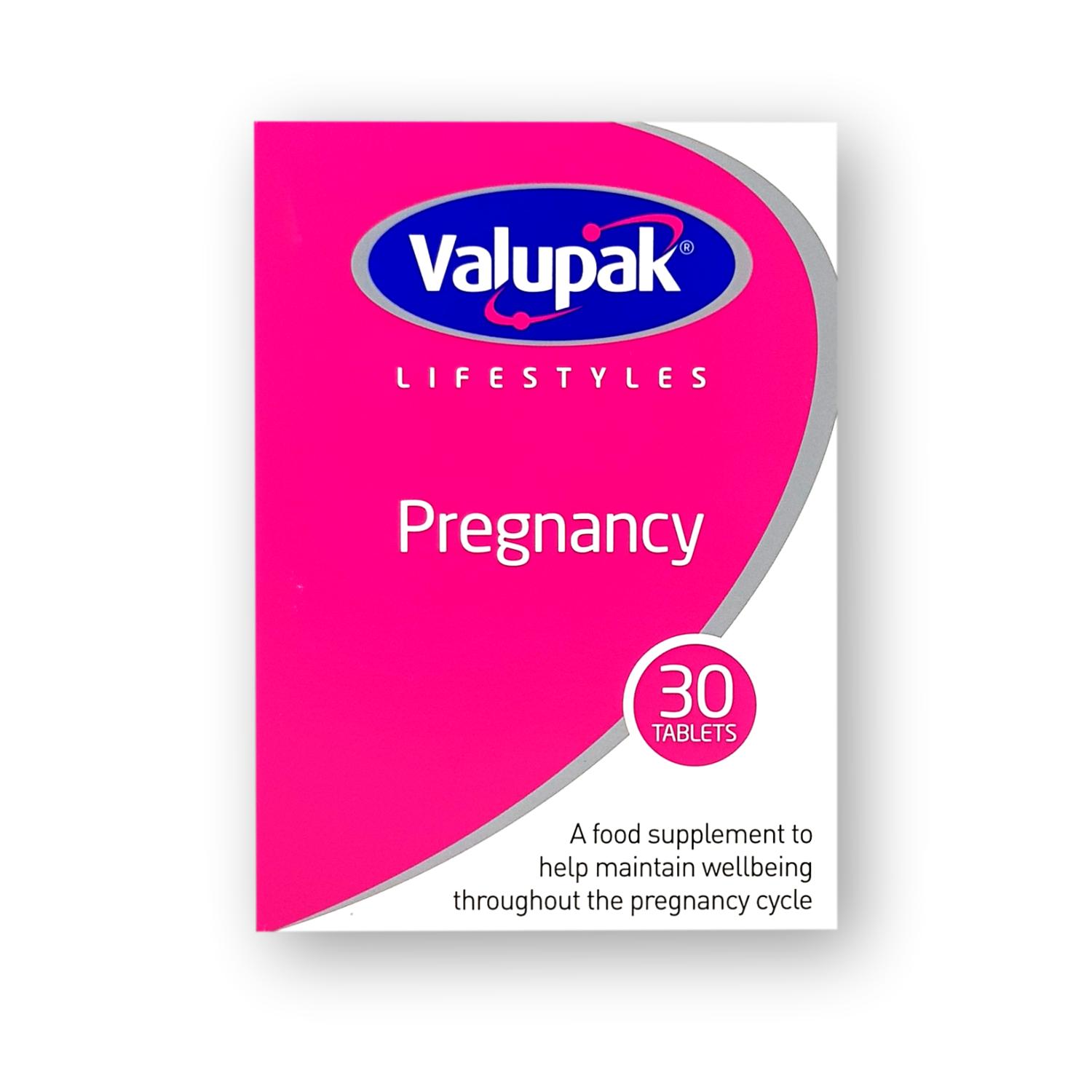 Valupak Pregnancy Tablets 30’s – Welfare Pharmacy UK