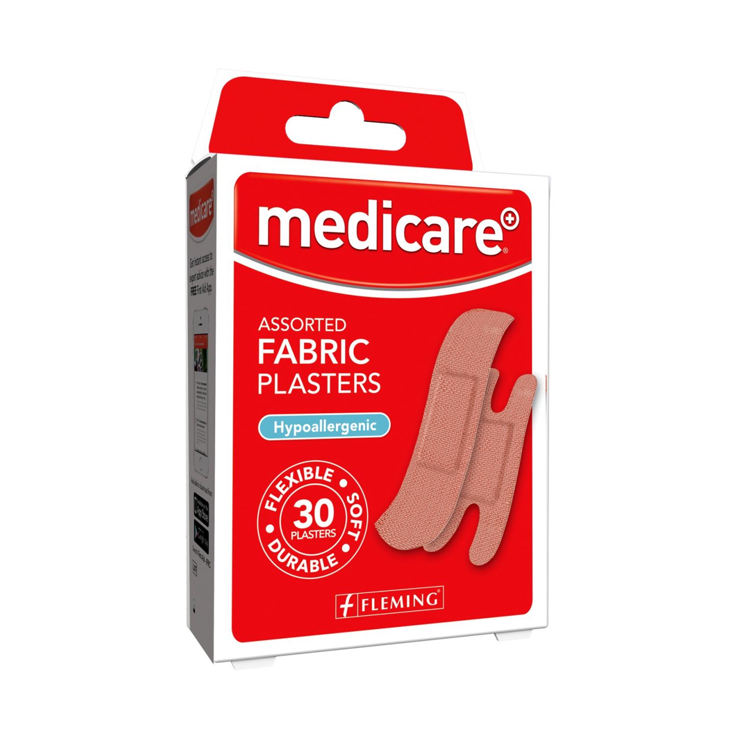 Medicare Fabric Assorted Plasters 30’s – Welfare Pharmacy UK